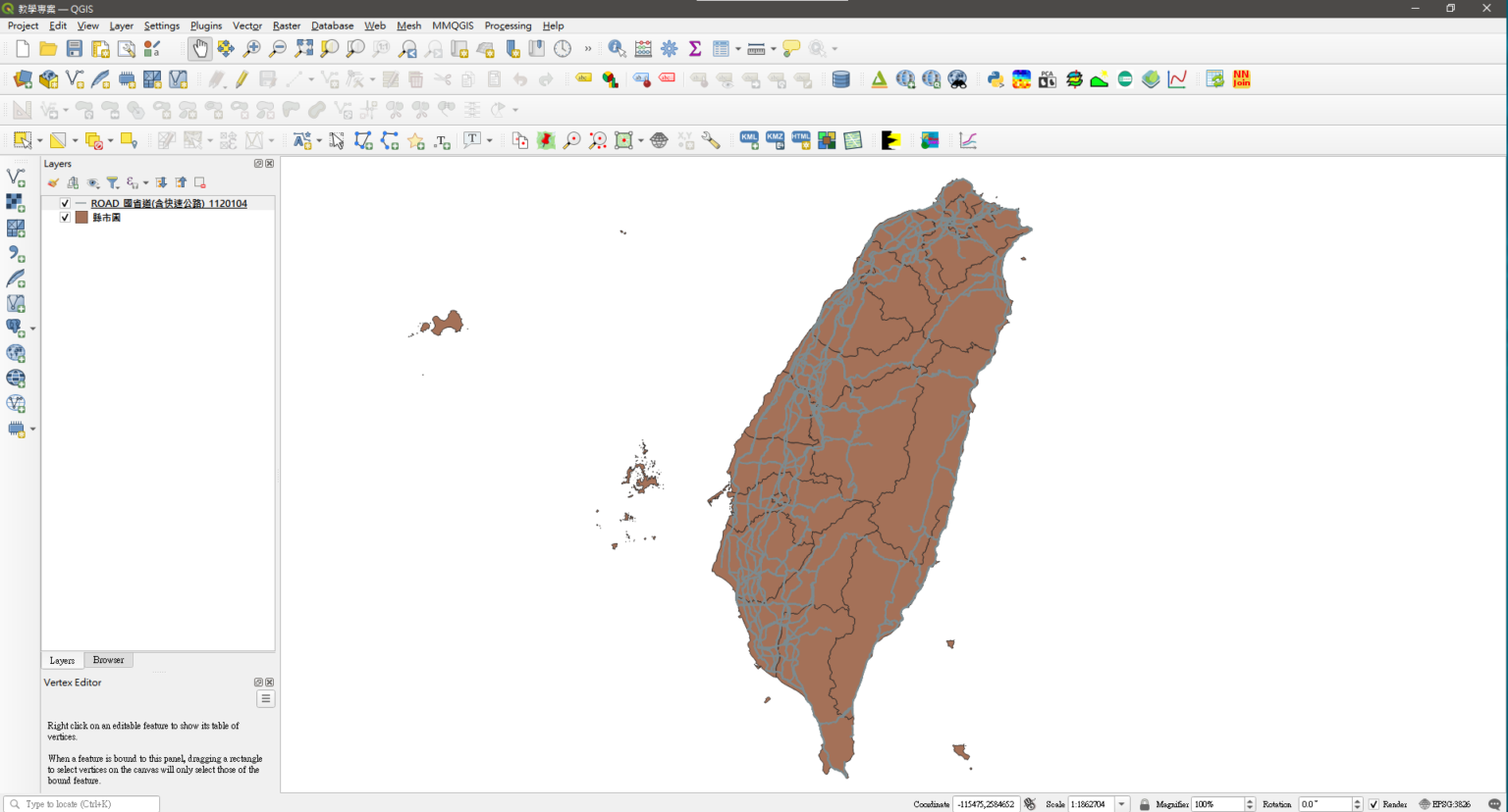 [QGIS教學系列]如何使用QGIS計算圖徵的面積和長度
